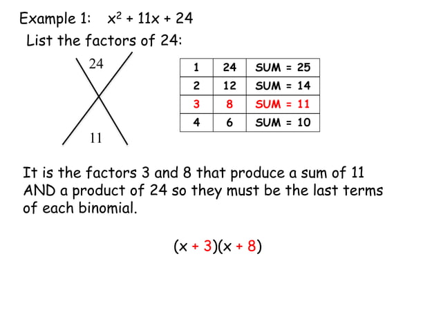 factoring trinomials (1).ppt | Science