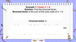 Factoring two squares and cubes.....pptx