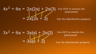 Factoring with Common Monomial Factor | PDF