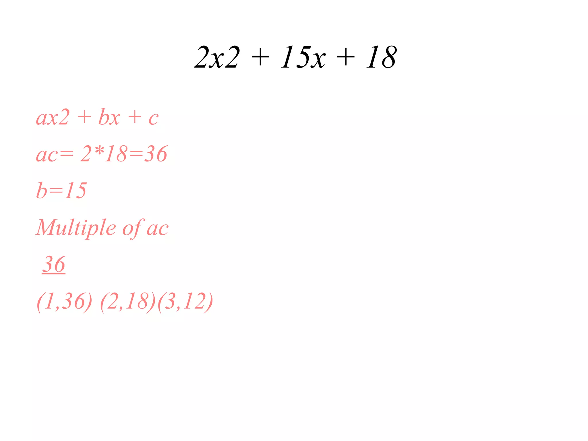 Factoring with gcf power point | ODP