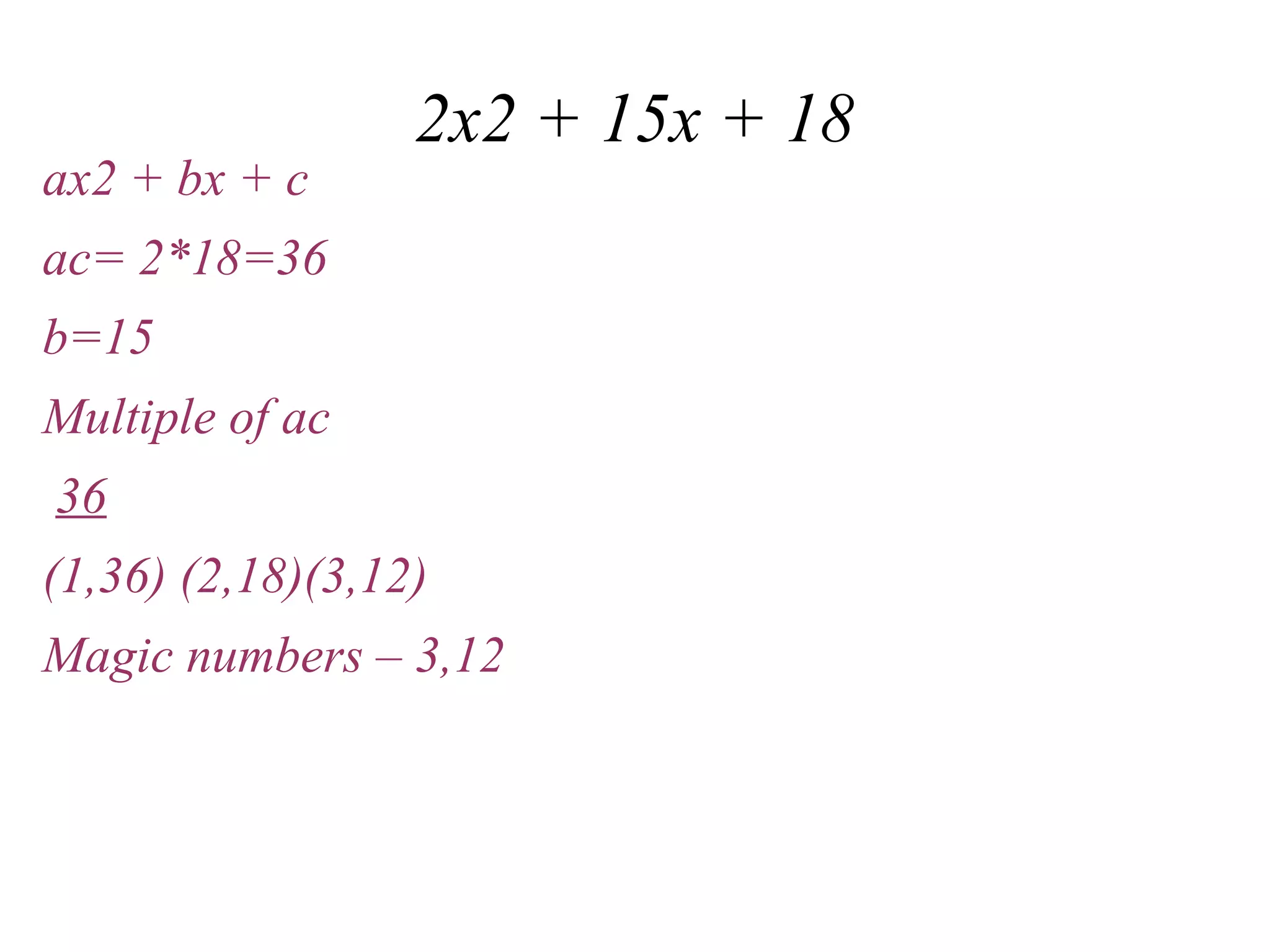 Factoring with gcf power point | ODP