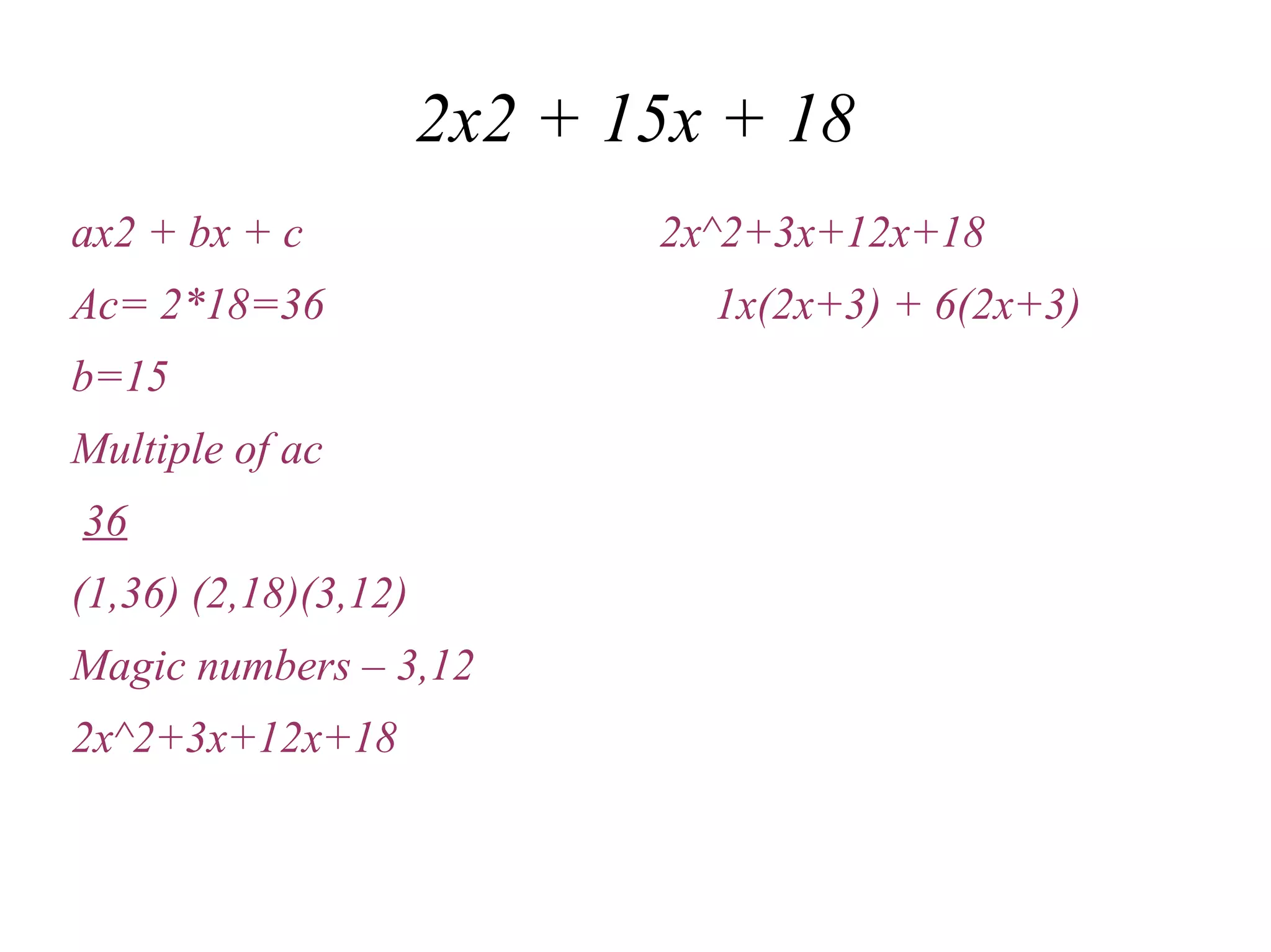 Factoring with gcf power point | ODP