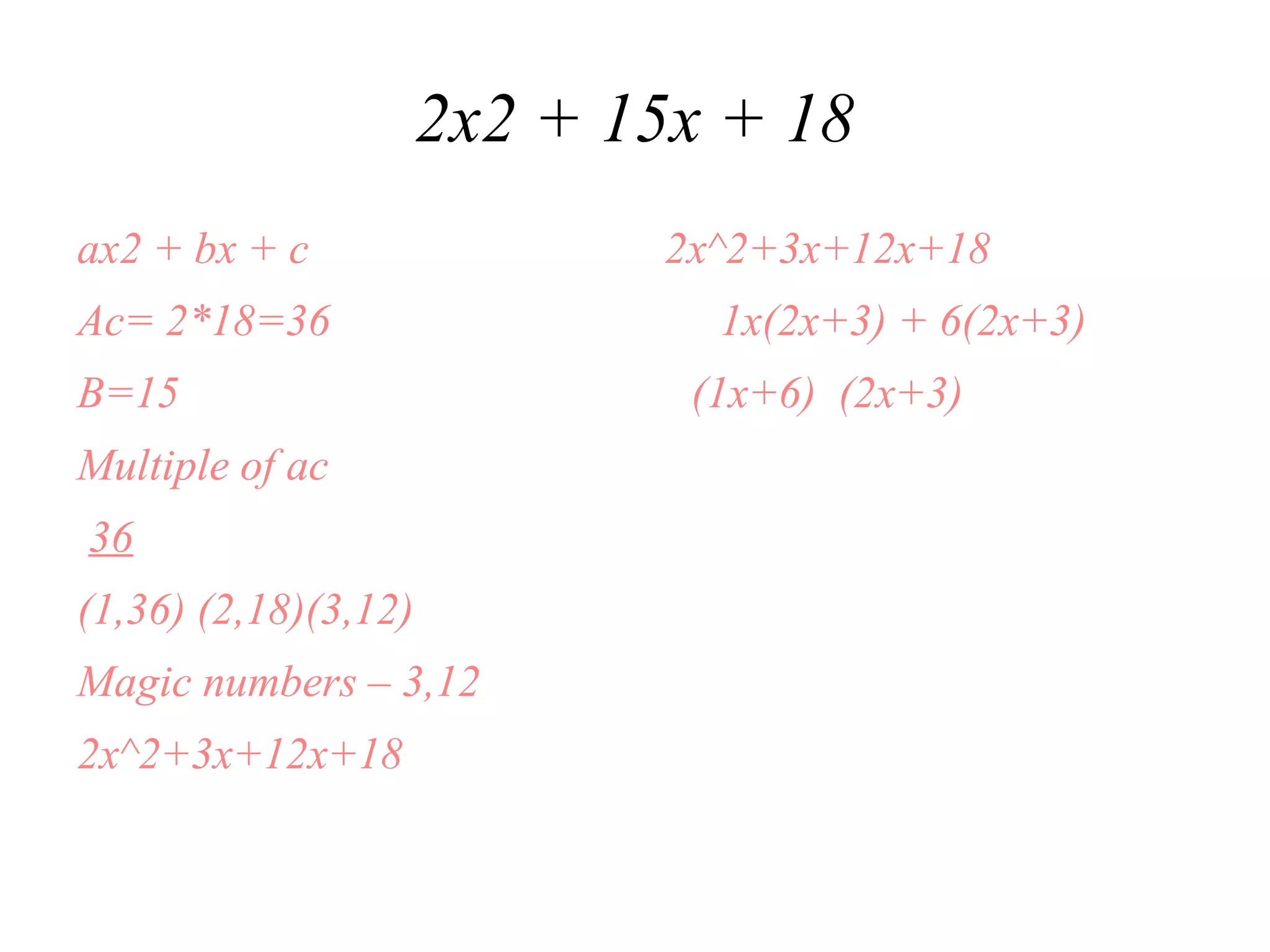Factoring with gcf power point | ODP