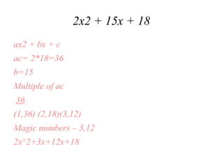 Factoring with gcf power point | ODP