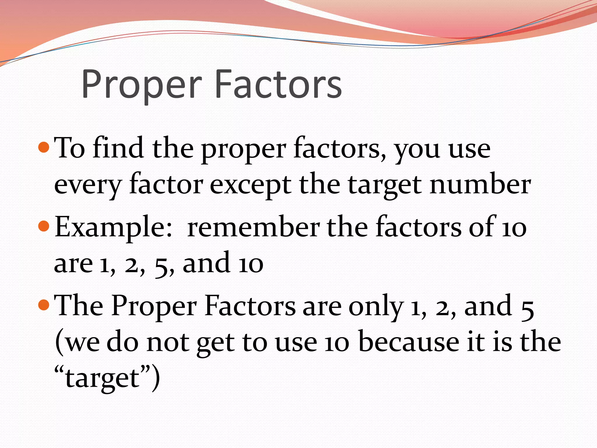 Factor Investigation | PPTX