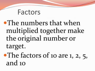 Factor Investigation | PPTX