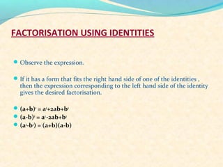 Factorisation 140814105901-phpapp02 | PPT