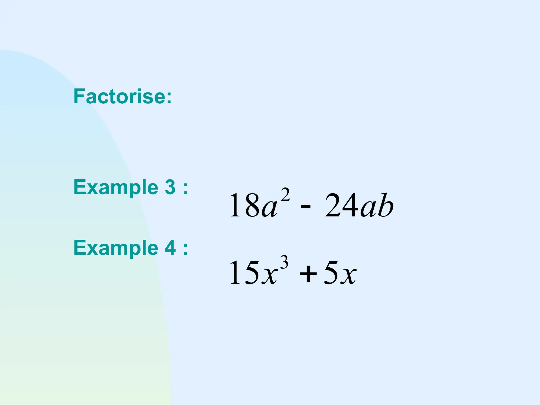 Factorisation for student _ faktorisasi. | PPT