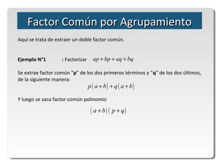Factor Comun | PPT