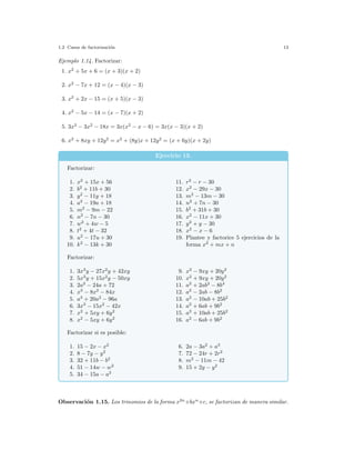 Factorización | PDF