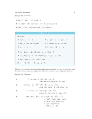 Factorización | PDF
