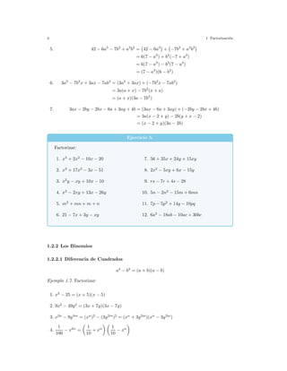 Factorización | PDF