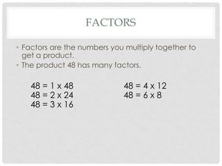 Factorization | PPT