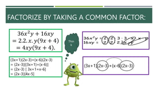 FACTORIZATION 9.pptx