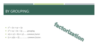 FACTORIZATION 9.pptx