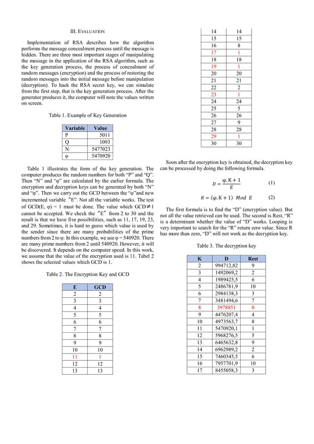 Factorization Hack of RSA Secret Numbers | PDF