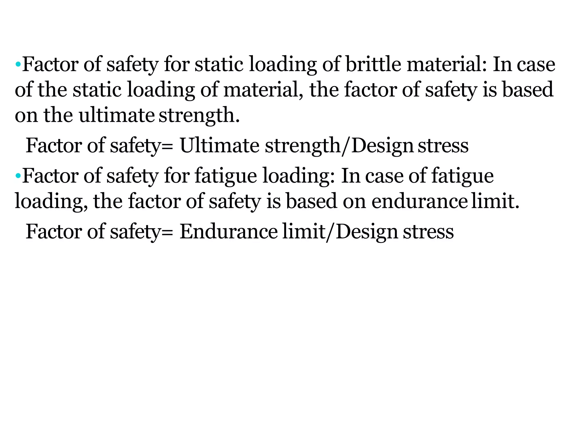 Factor of safety | PDF