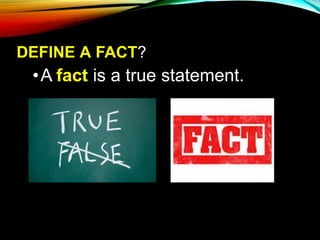 Fact or opinion | PPTX