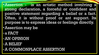 factoropinion - english 10 - powerpoints | PPT