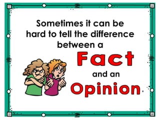 Fact or Opinion PowerPoint and distinguising fact from opinion | PPTX