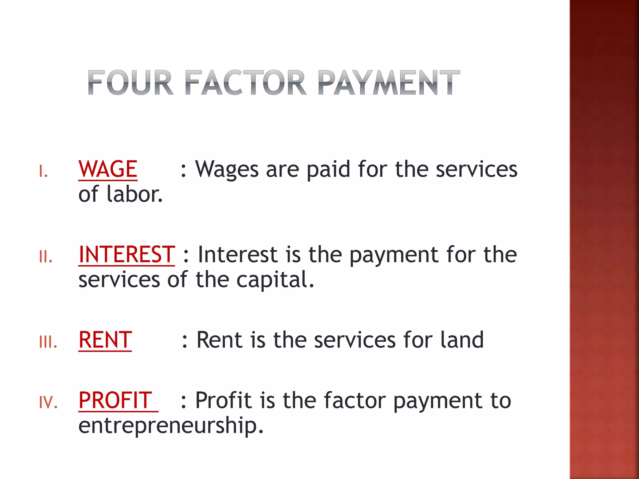 Factor payment | PPTX