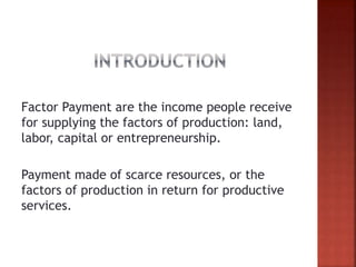 Factor payment | PPTX