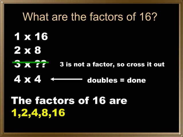 Factor ppt. | PPT