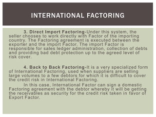 Factoring regulation act, 2011 | PPTX