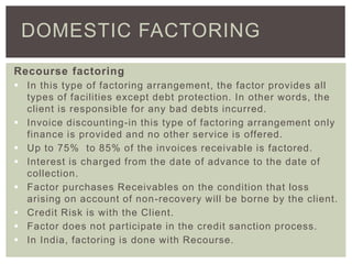 Factoring regulation act, 2011 | PPTX