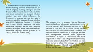 Factors Affecting Language Learning Strategies | PPTX