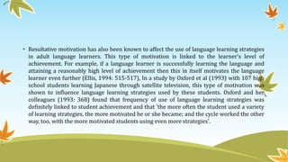 Factors Affecting Language Learning Strategies | PPTX