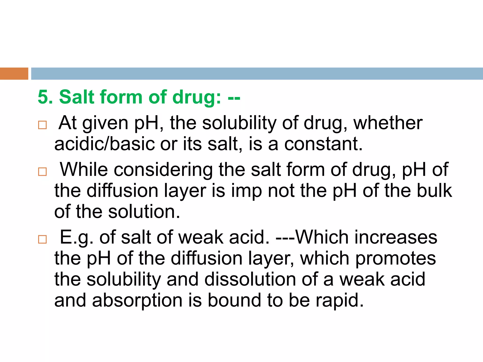 Factors afeecting drug absoption | PPTX | Pharmaceutical Drugs ...