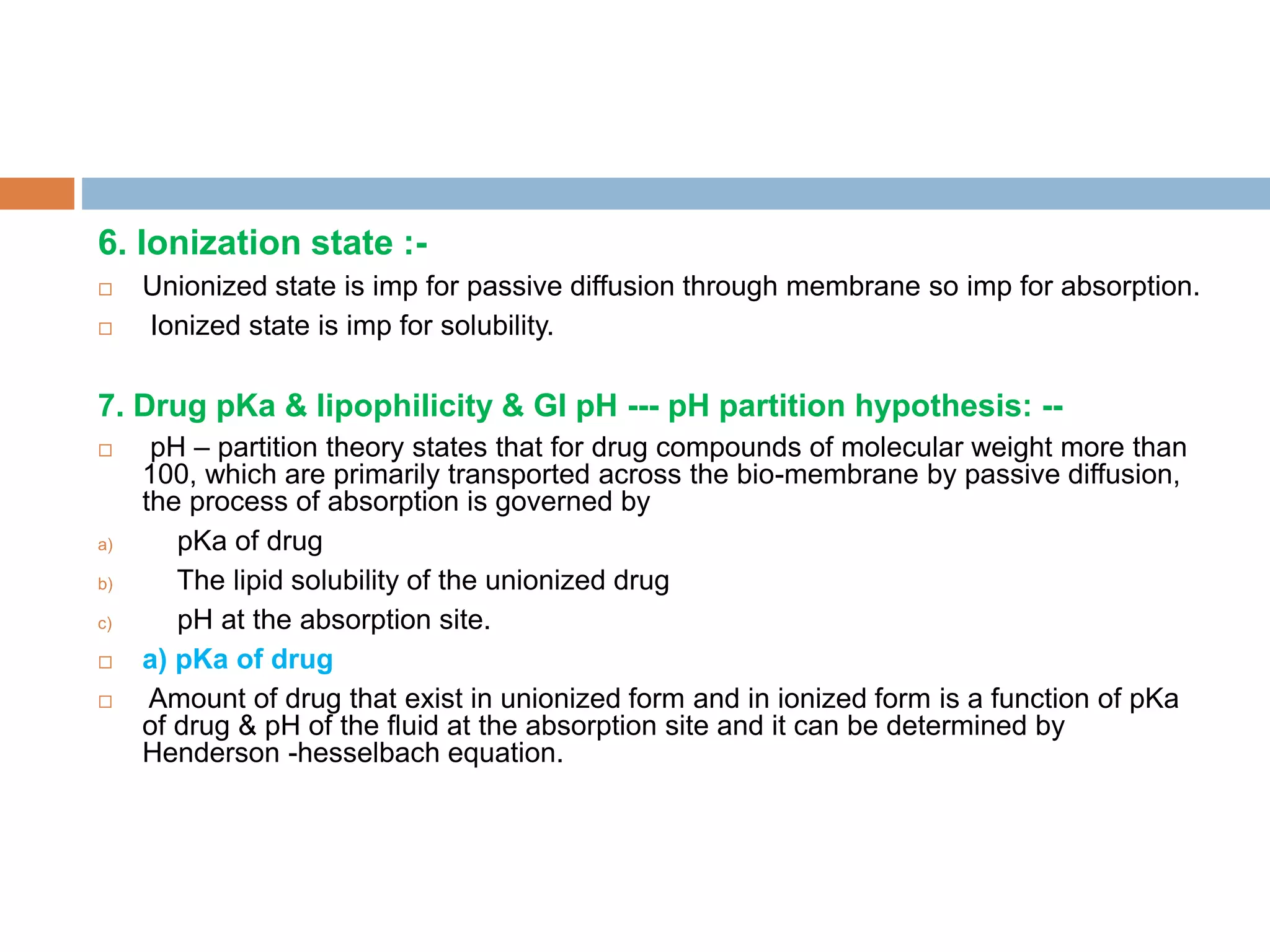 Factors afeecting drug absoption | PPTX | Pharmaceutical Drugs ...