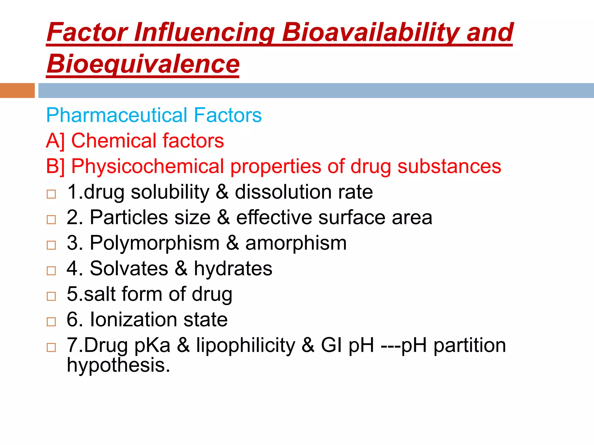 Factors afeecting drug absoption | PPTX | Pharmaceutical Drugs ...