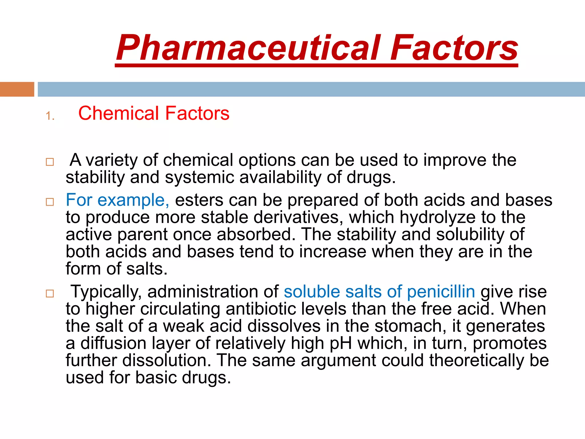 Factors afeecting drug absoption | PPTX | Pharmaceutical Drugs ...