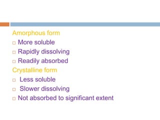 Factors afeecting drug absoption | PPTX