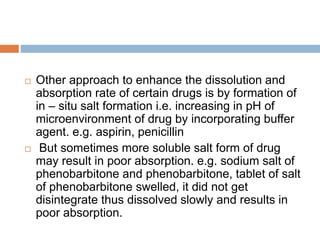Factors afeecting drug absoption | PPTX