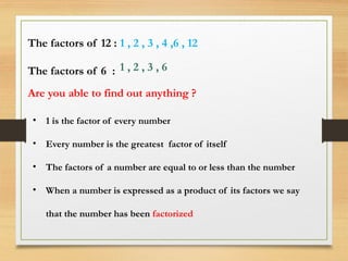 POWERPOINT PRESENTATION ON FACTORS GRADE 4 | PPTX