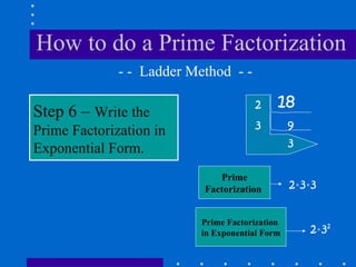 Factors, Prime Numbers and Composite numbers | PPT