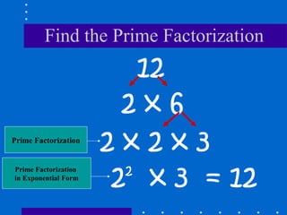 Factors and prime numbers for the grade 5 | PPT