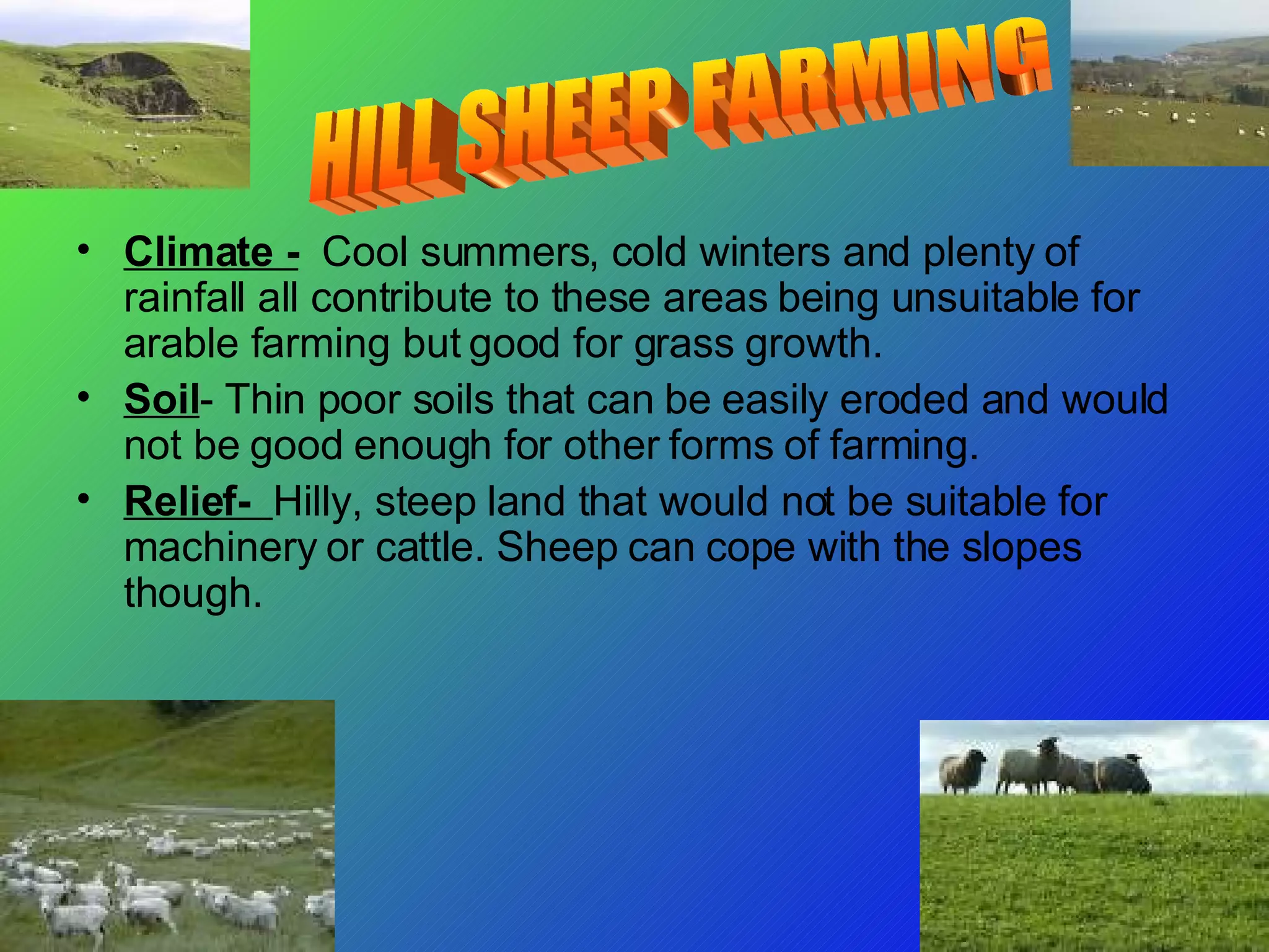 Factors affecting farming | PPT
