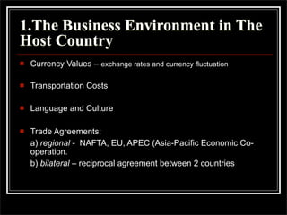 Factors affecting-international-trade | PDF