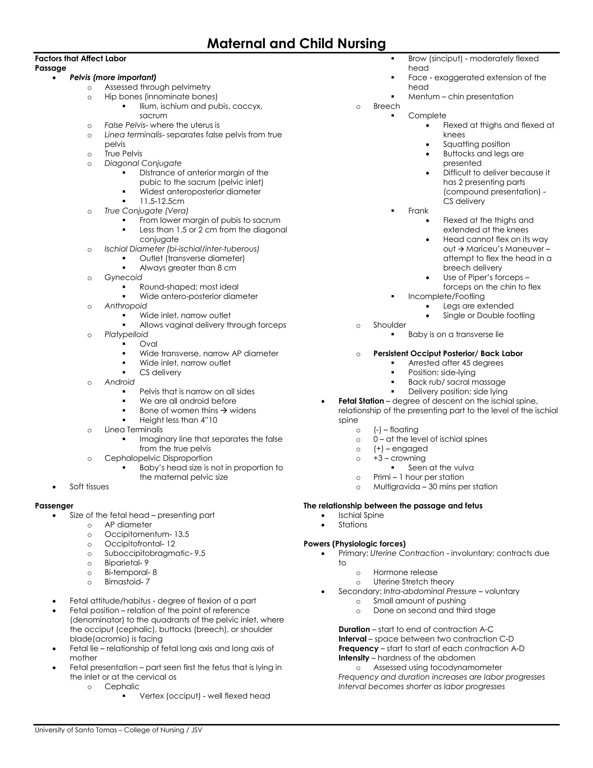 Factors affecting-labor | PDF