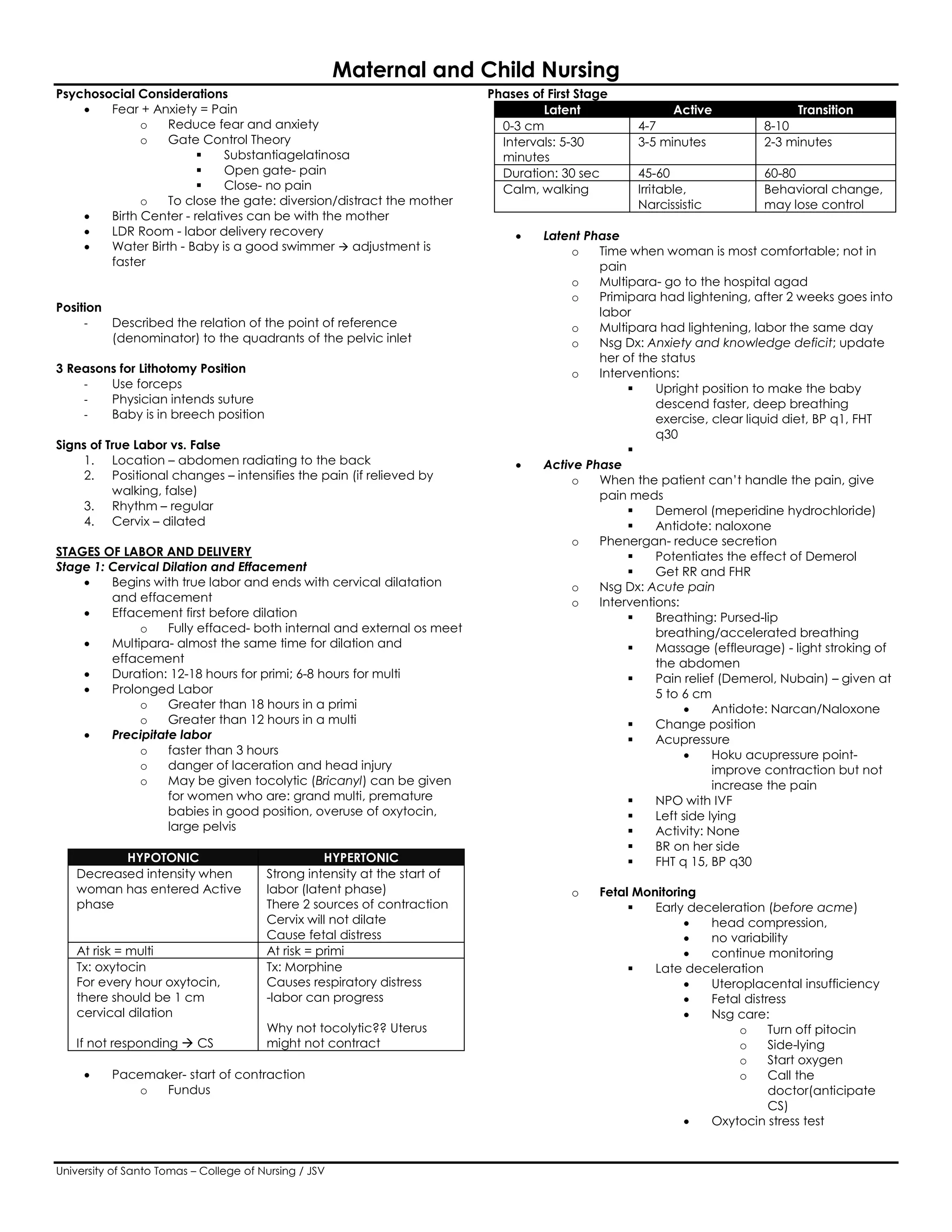 Factors affecting-labor | PDF