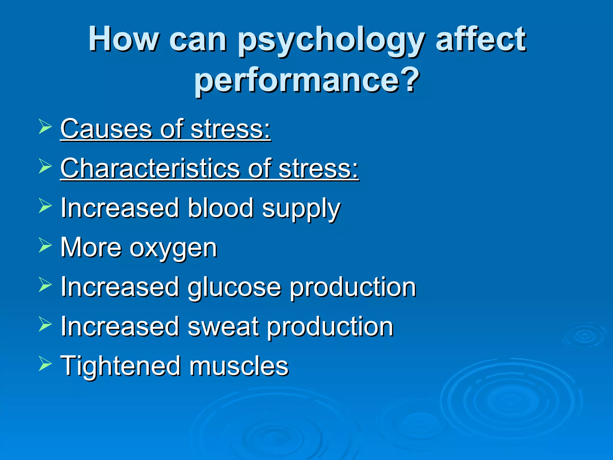 Core 2 Factors affecting performance Psychology | PPT