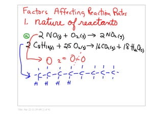 Factors Affecting Reaction Rates | PPT