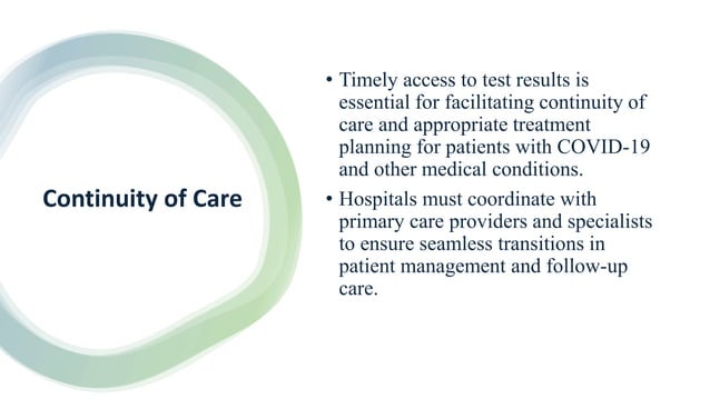 Factors & Elements of Concern in the Tedious Release of Test Results | PPT