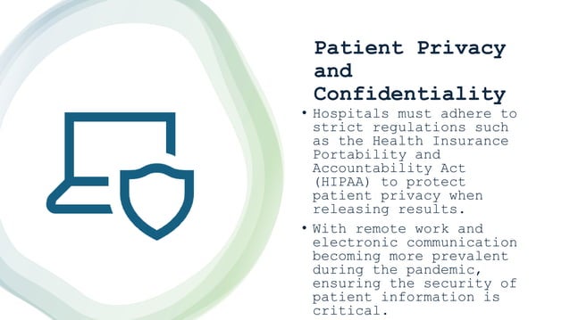 Factors & Elements of Concern in the Tedious Release of Test Results | PPT