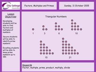 Factors -multiples-and-primes | PPTX