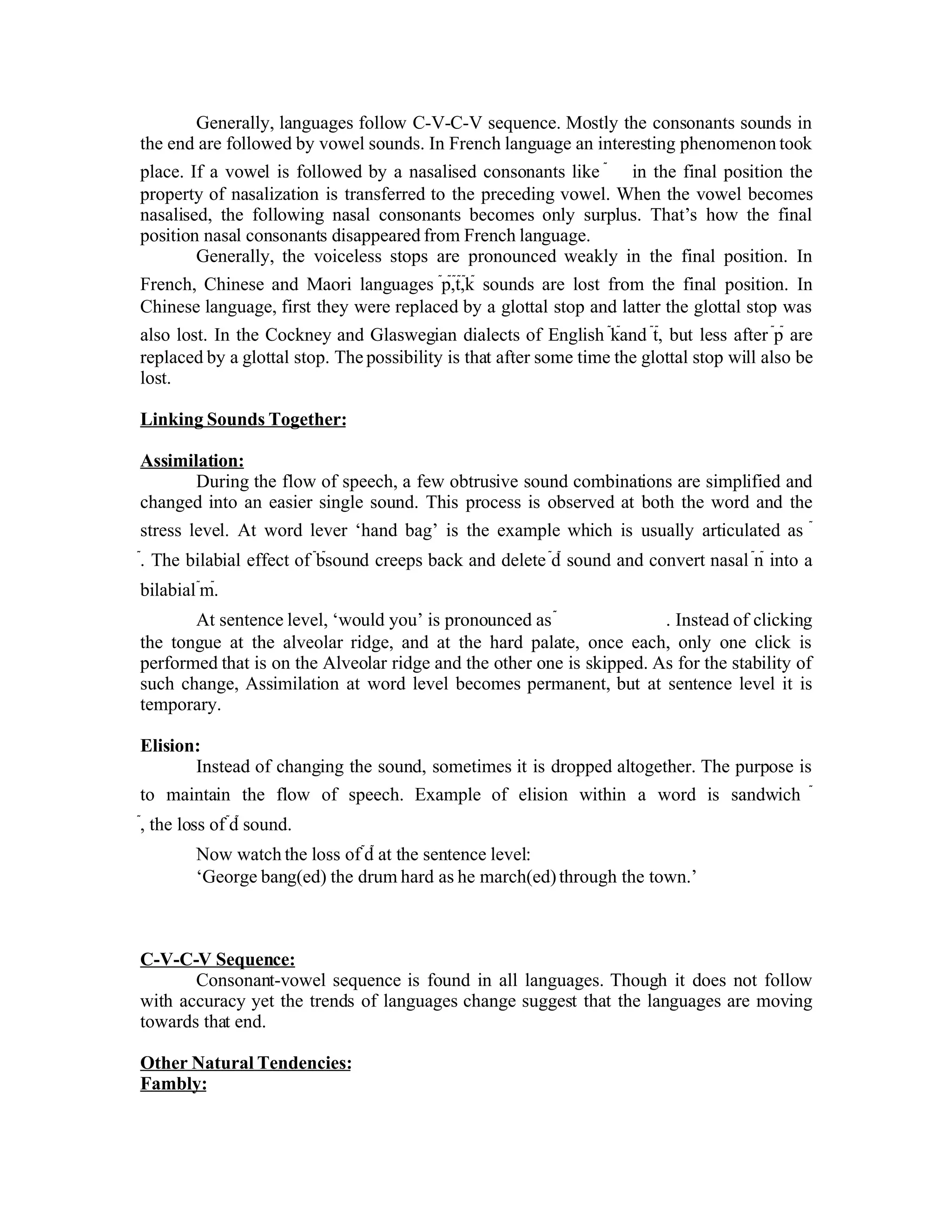 Factors Of Language Change 1 | DOC